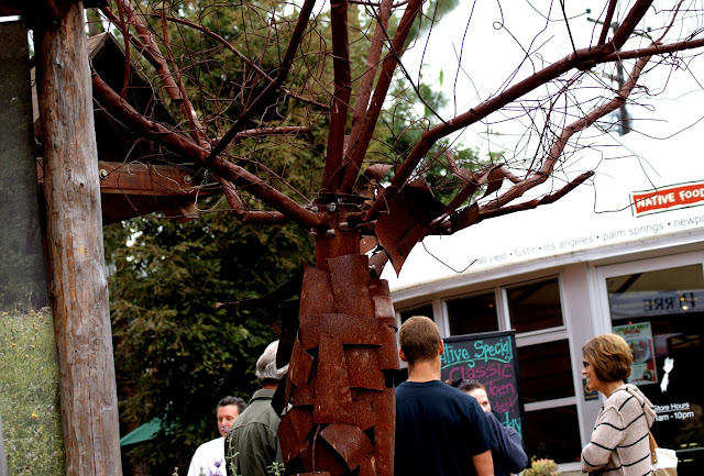 A photo, A thought............: Observation: Rusty metal sculptures