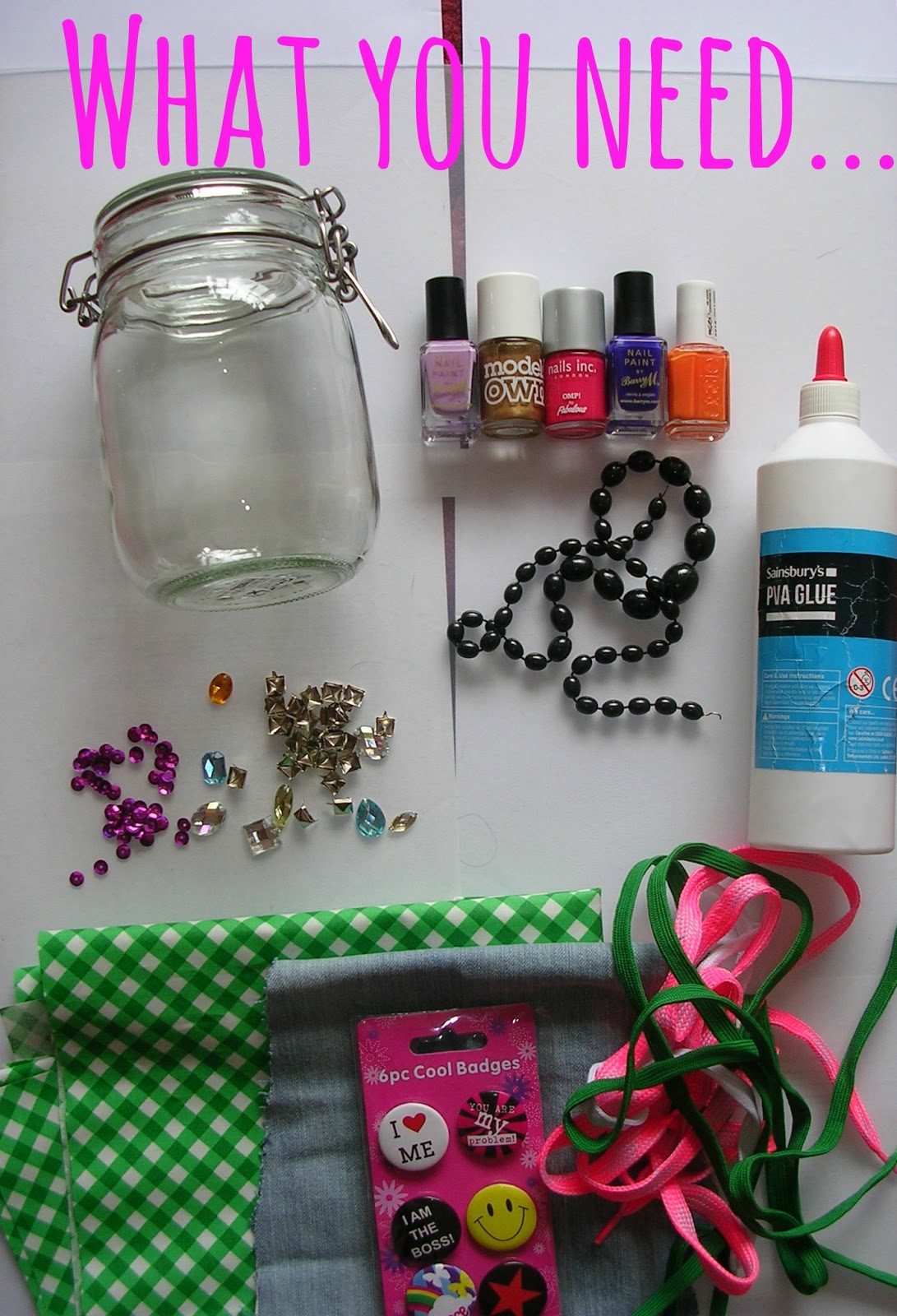 Raving in denim: DIY Money Jar