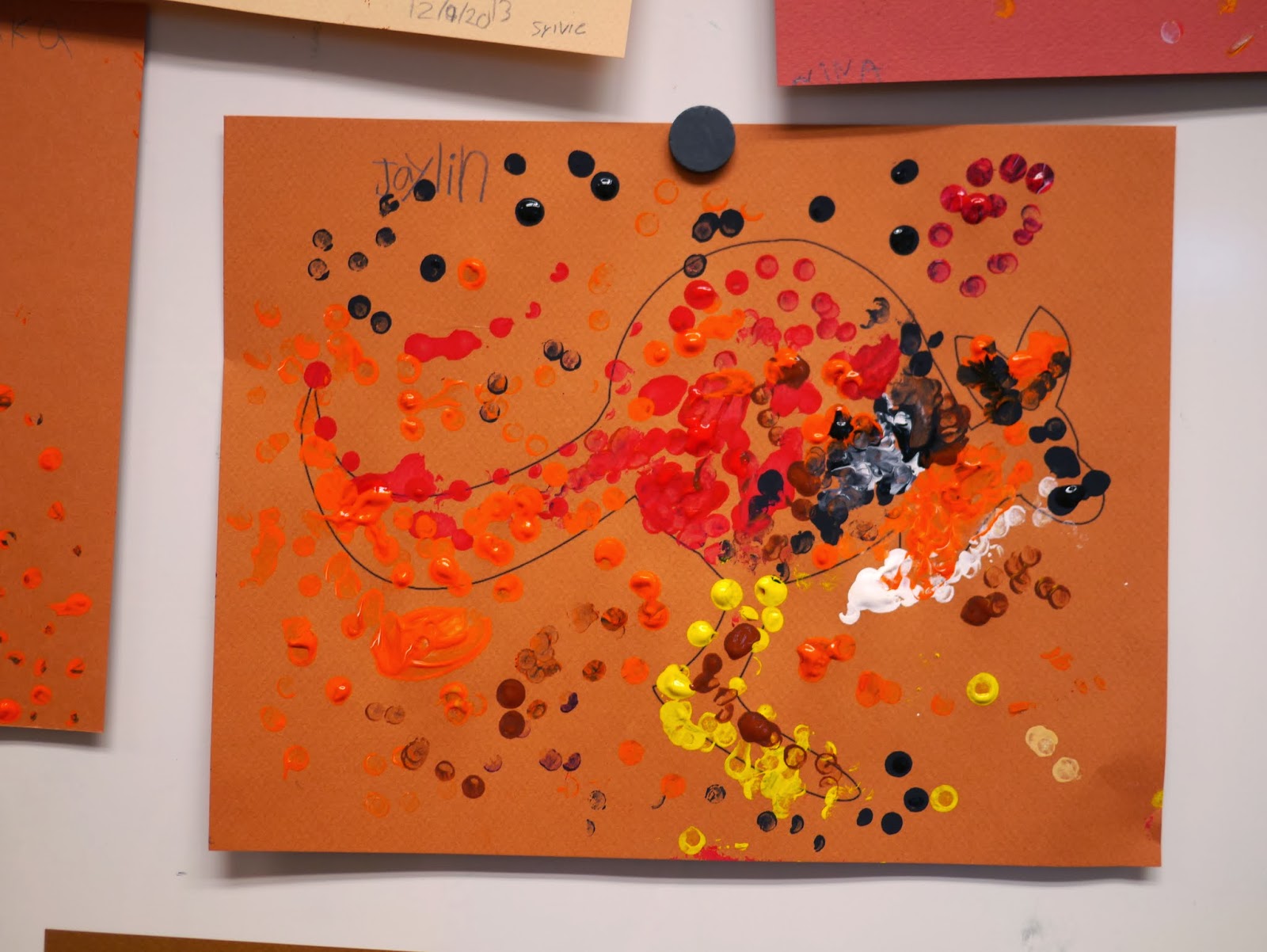 Little Hiccups: Aboriginal Dot Art Activity