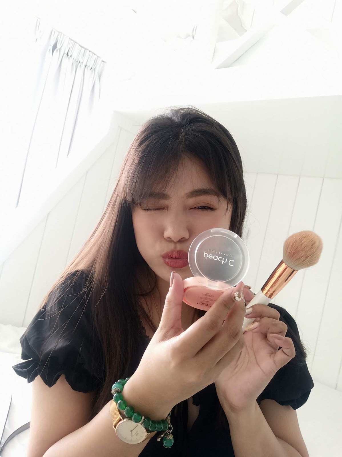 BEAUTY BY PEACH COTTON BLUSHER REVIEW (PEONY P CHEEK) — Cessa
