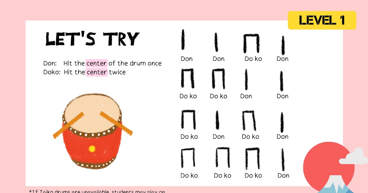 Teaching the Japanese Taiko for Music ClassThe Musician Cat