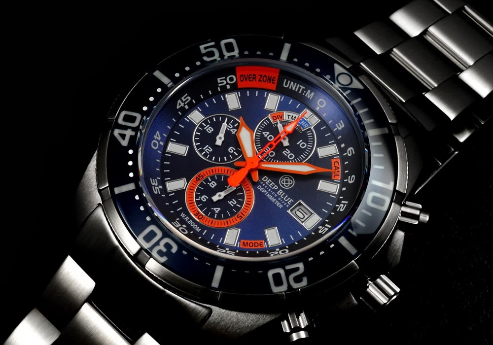 OceanicTime: DEEP BLUE Depthmeter PROFESSIONAL gauging the deep blue sea