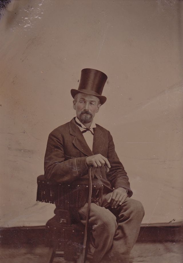 30 Vintage Photos of Victorian Men Posing With Their Canes ~ Vintage ...
