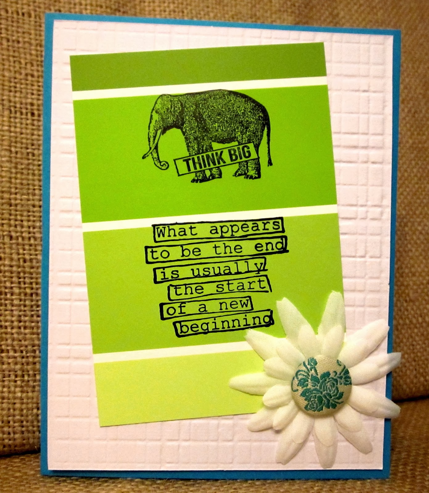 Wendylynn's Paper Whims: New Beginnings Card
