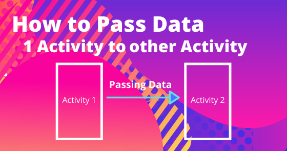 Pass Data between Activities