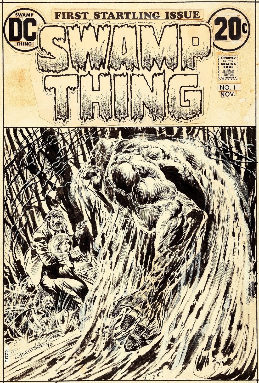 Cap'n's Comics: Swamp Thing #1 Covers by Berni Wrightson