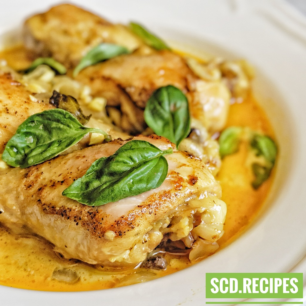 SCD Chicken, Basil, Coconut Milk Curry