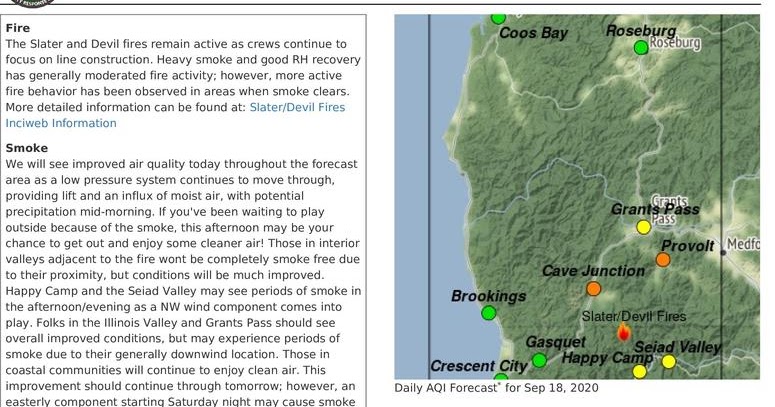 California Smoke Information: Friday, September 18, 2020 - Smoke ...