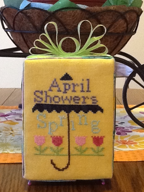 Needle Bling Designs: April Showers Freebie