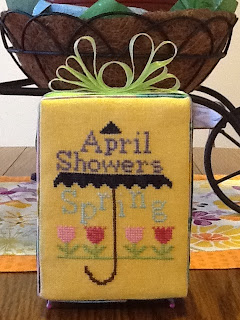 Needle Bling Designs: April Showers Freebie