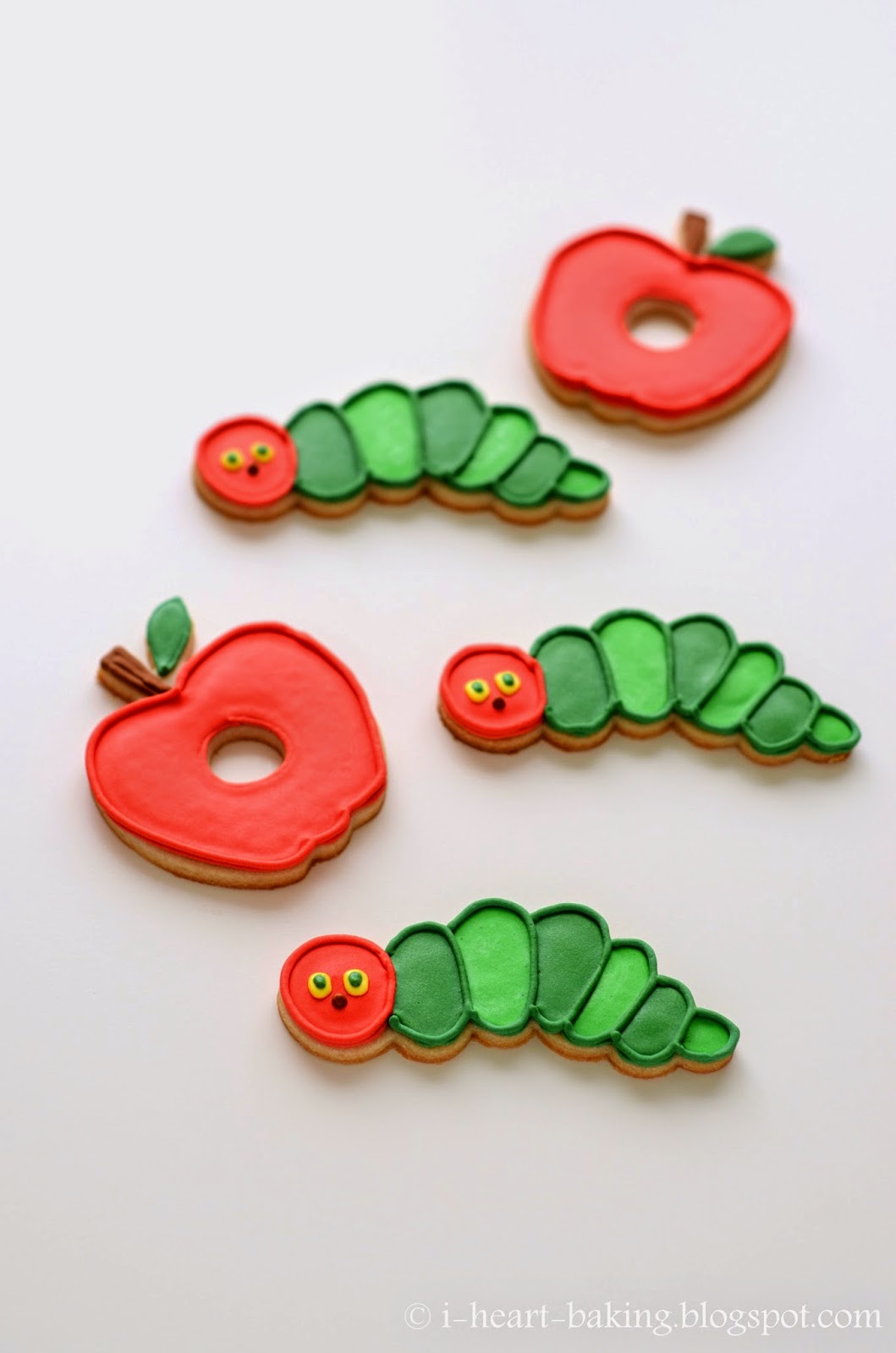 i heart baking!: very hungry caterpillar cookies