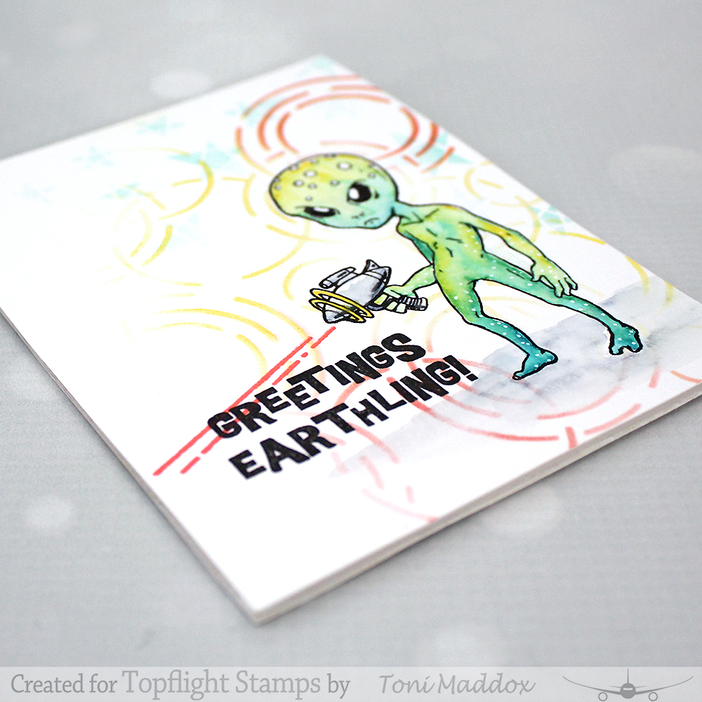 Frankie Helps Craft: TFS - Greetings Earthling!