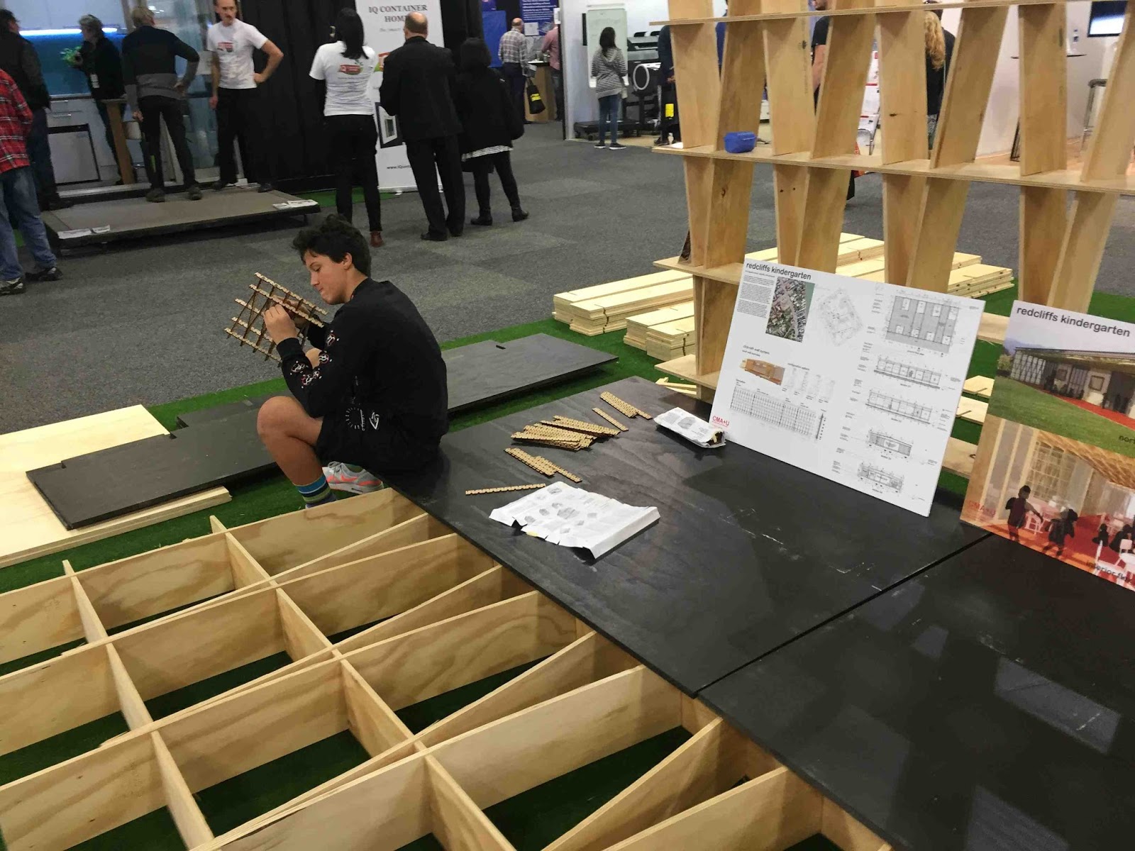 CLICK-RAFT: Action @ buildnz/designex trade show with PrefabNZ and Makers