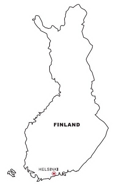 Coloring Map of Finland | COLOR AREA