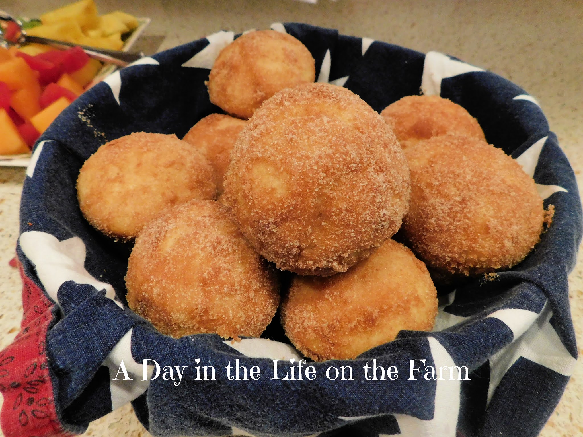 A Day in the Life on the Farm: French Breakfast Puffs #BakingBloggers