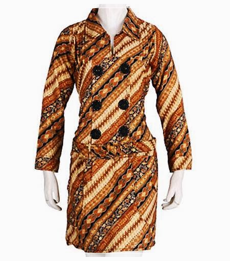 Terbaru model baju batik resmi wanita penuh warna