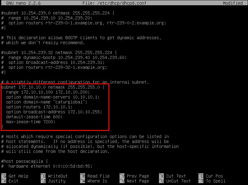 Konfigurasi DHCP Server Debian GNU/Linux