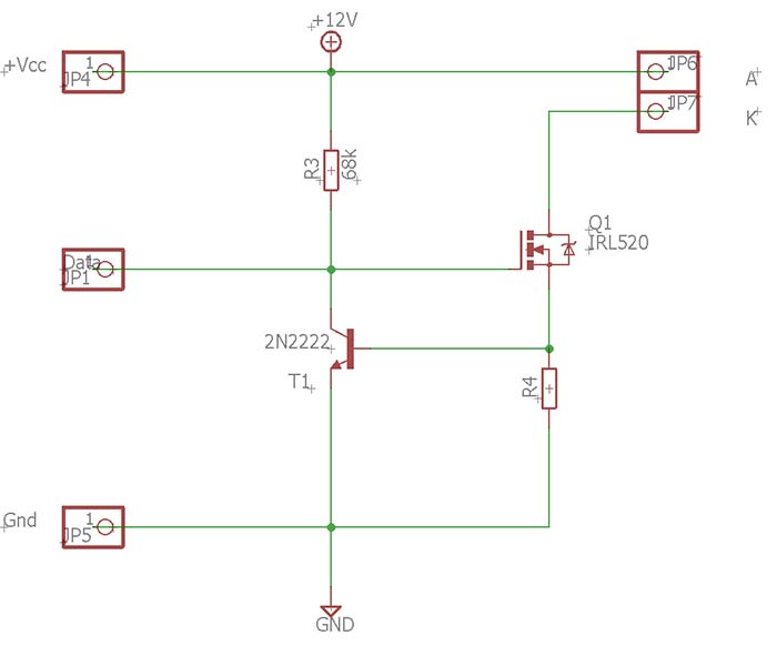 16 ch avec Tlc 5940 ou Sda 9685