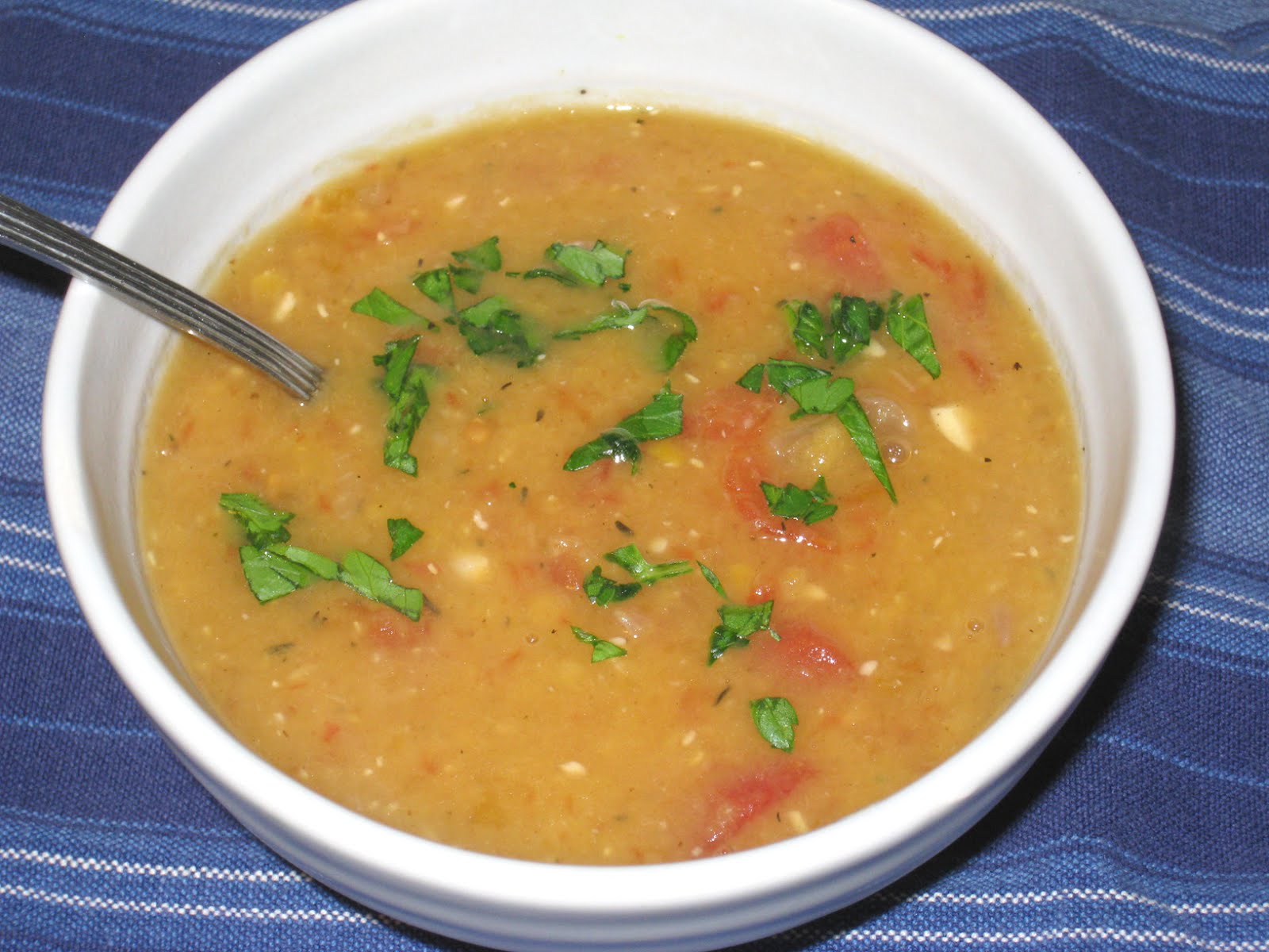 Cooking without a Net: Red Lentil Soup with Dried Mango