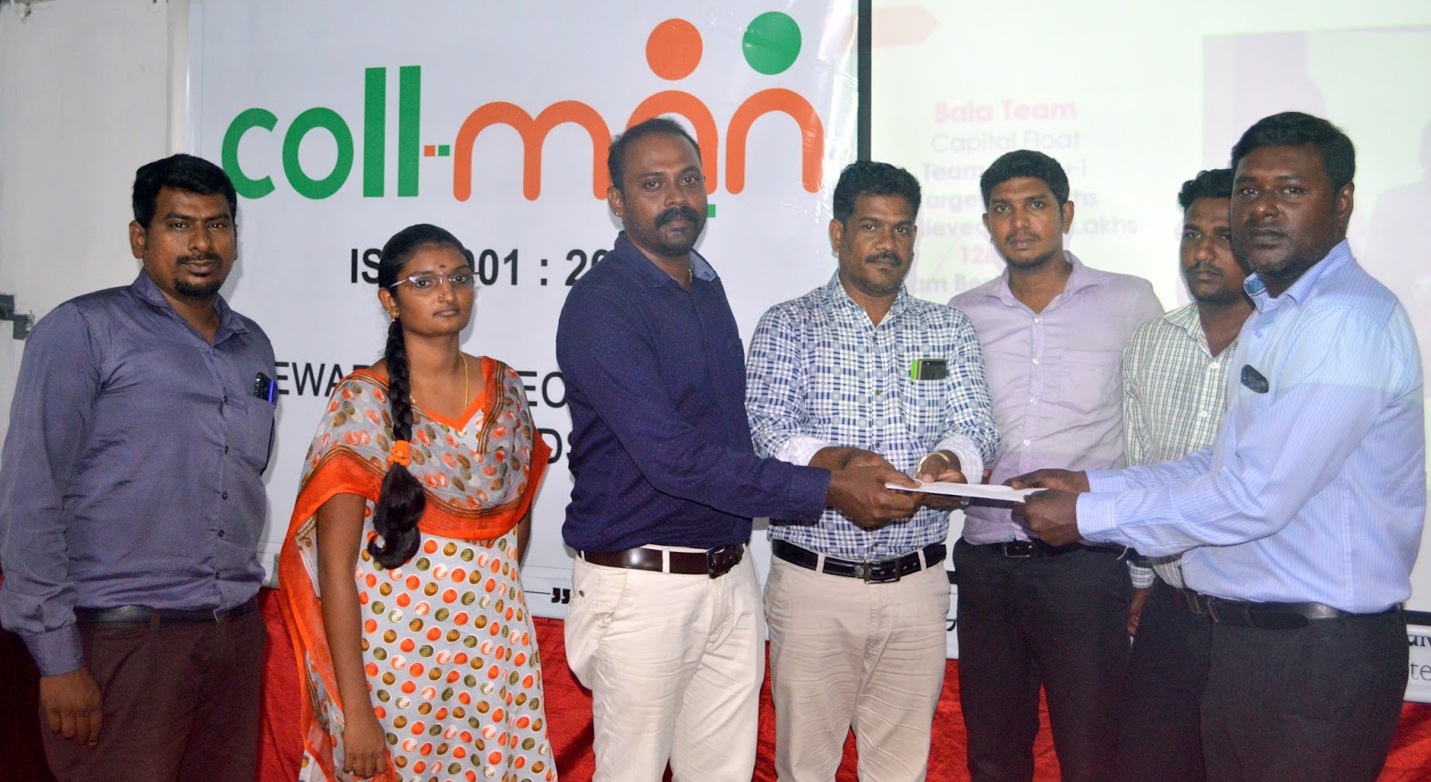 Collman Services Rewards and Recognition Awards - March 2018