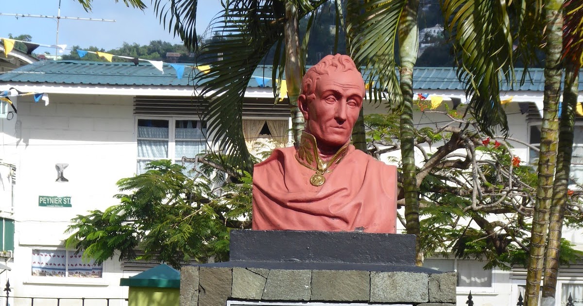 Photo-ops: Statue of Historic Figure - Simón Bolívar Castries, St. Lucia