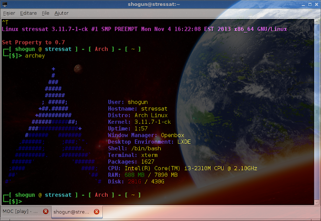 Transparență în LXDE (lxterminal) | Log in? Done! ;)
