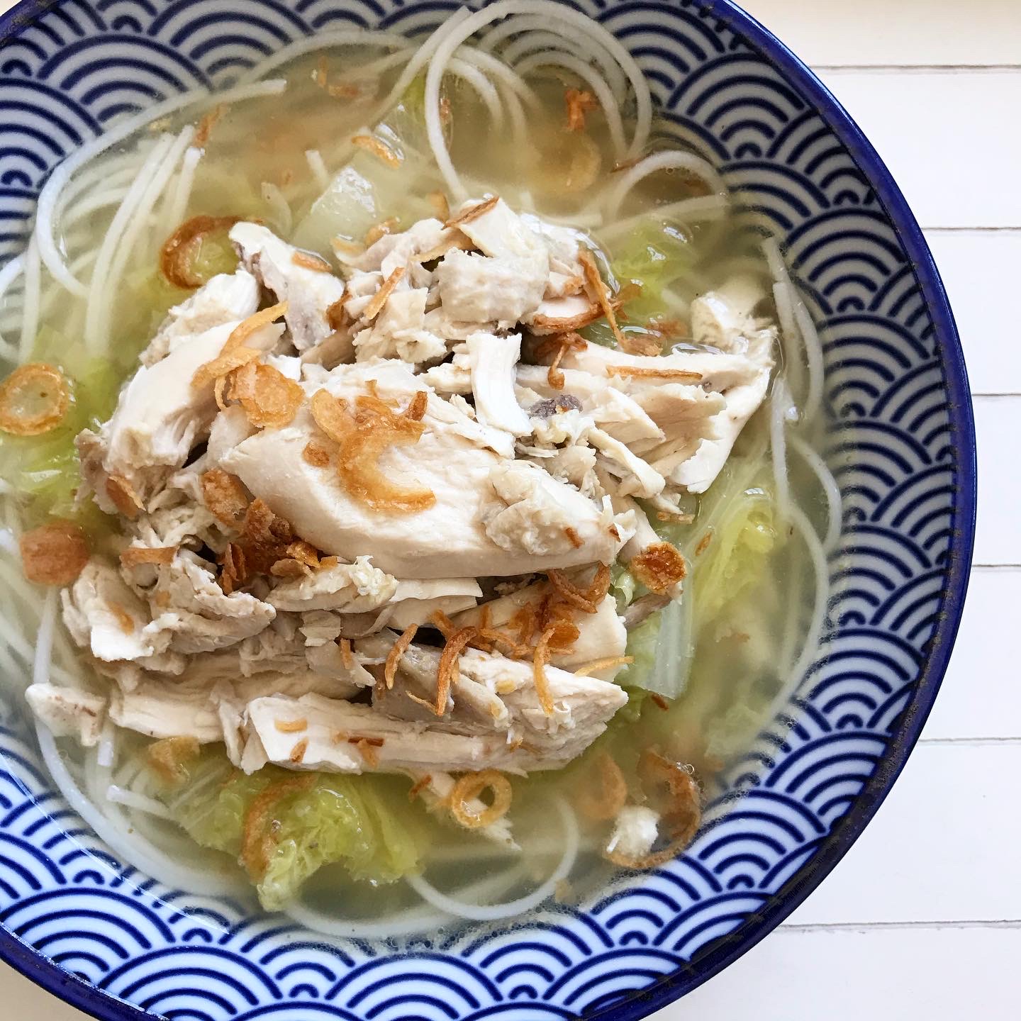Chinese Poached Chicken Noodle Soup / LUCY LOVES TO EAT