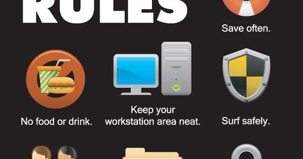 Computers LAB Rules ~ Sadaqat Academy