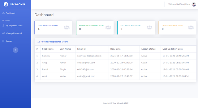 Membership management source code with PHP & MYSQL