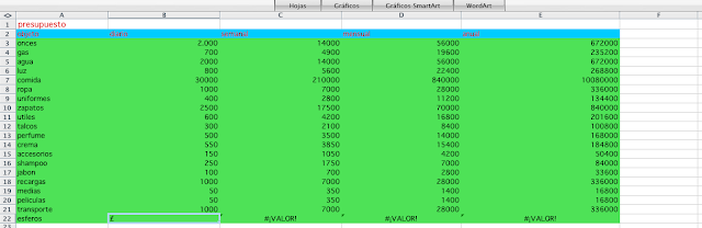 loren natalia: PRESUPUESTO Loren merchan