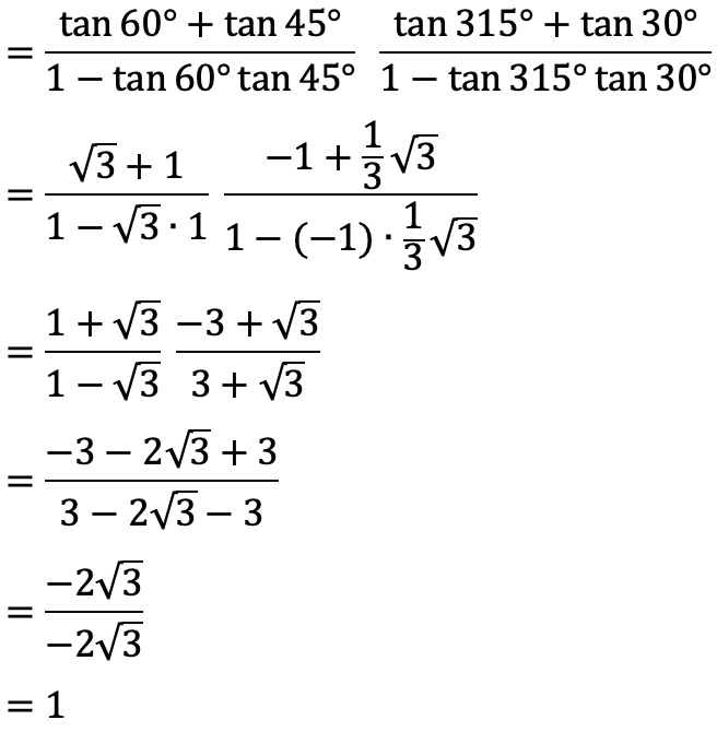 tan 105° tan 345° - Mas Dayat