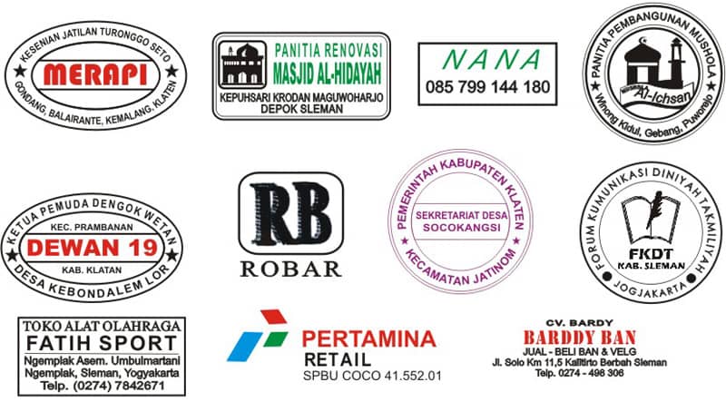 Contoh Stempel Toko Kue yang Menarik - KOSNGOSAN