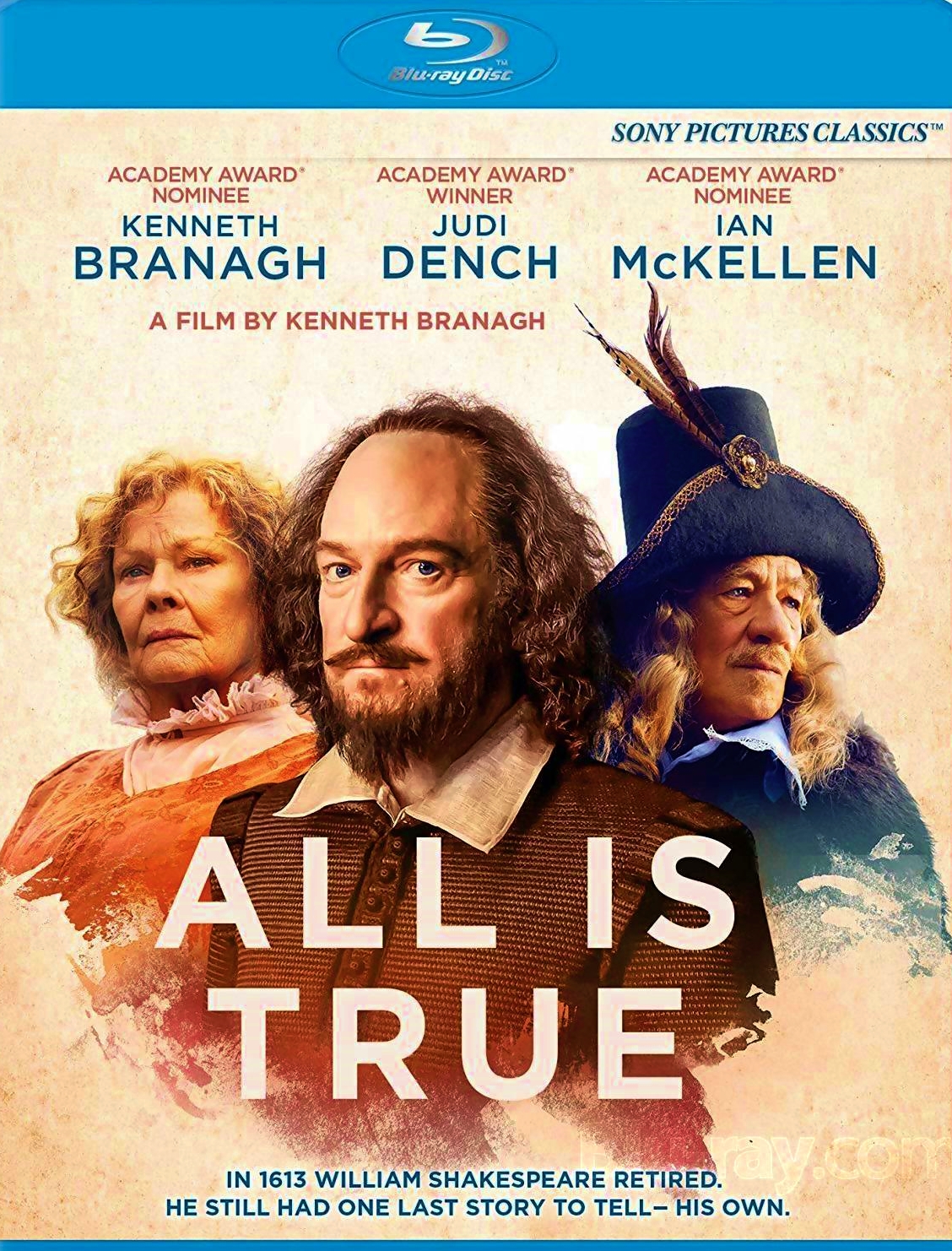 ALL IS TRUE: Blu-ray (Sony Picture Classics, 2019) Sony Home Entertainment