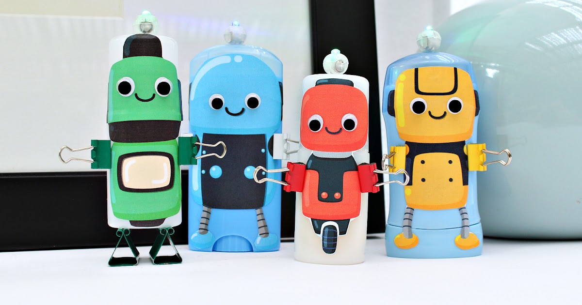 Mark Montano: Roll-On Robots DIY - Upcycled and Light-Up!