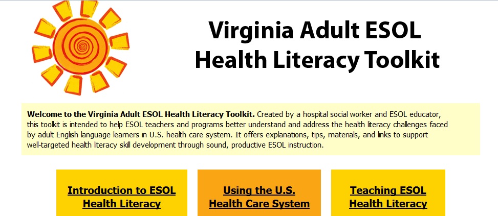Adult Literacy @ VCU: Health Literacy Toolkit