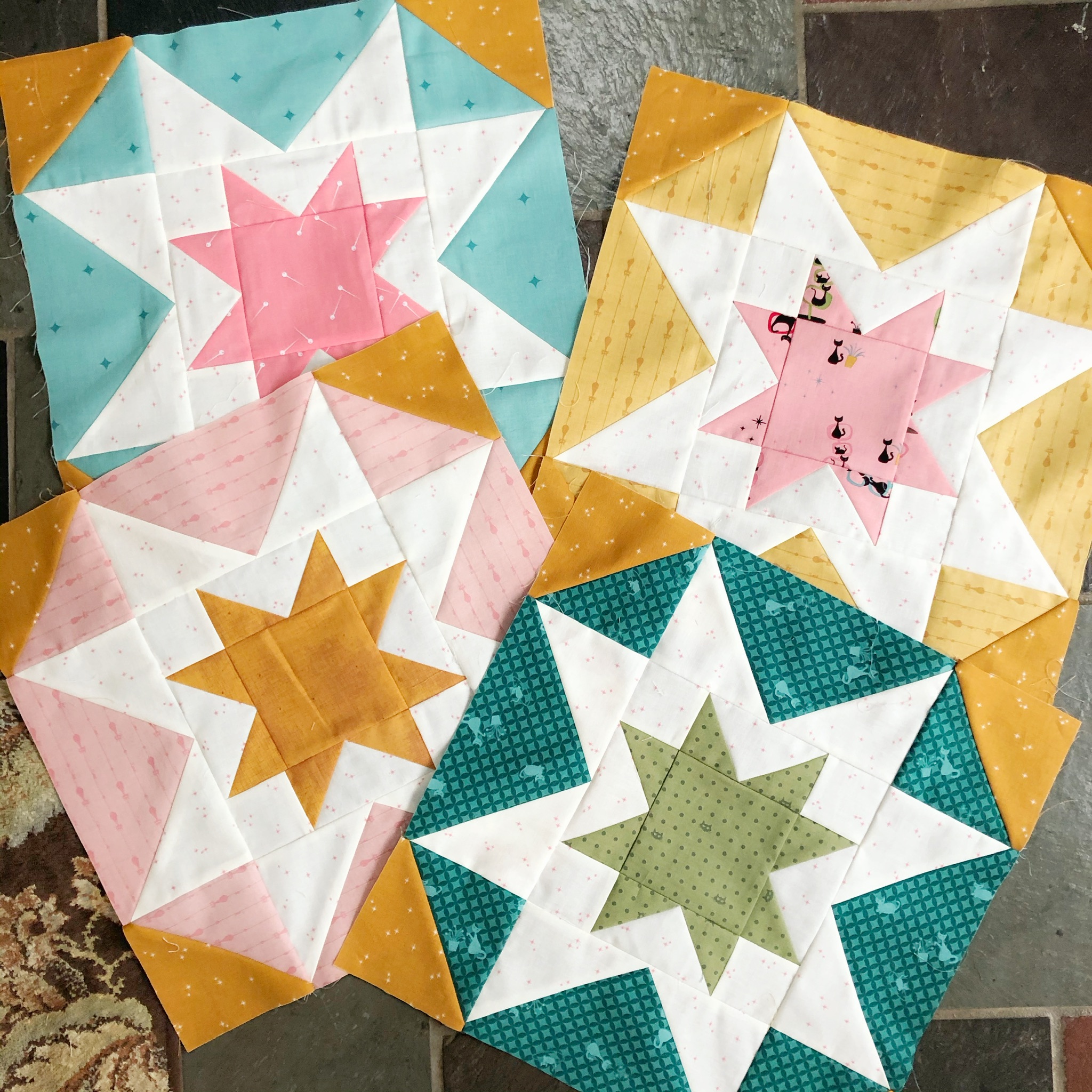 Abloom Quilt Along- Week 4