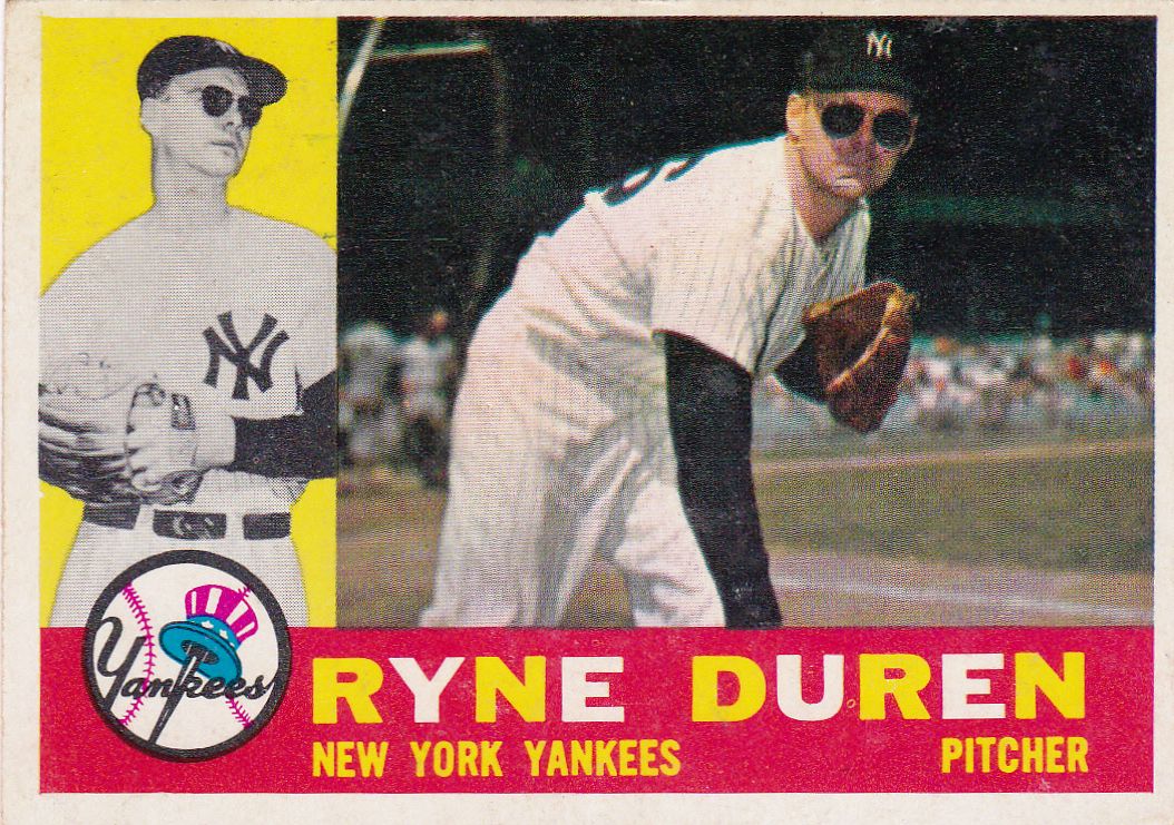 Horizontal Heroes: The 1960 Topps Set: #204 Ryne Duren
