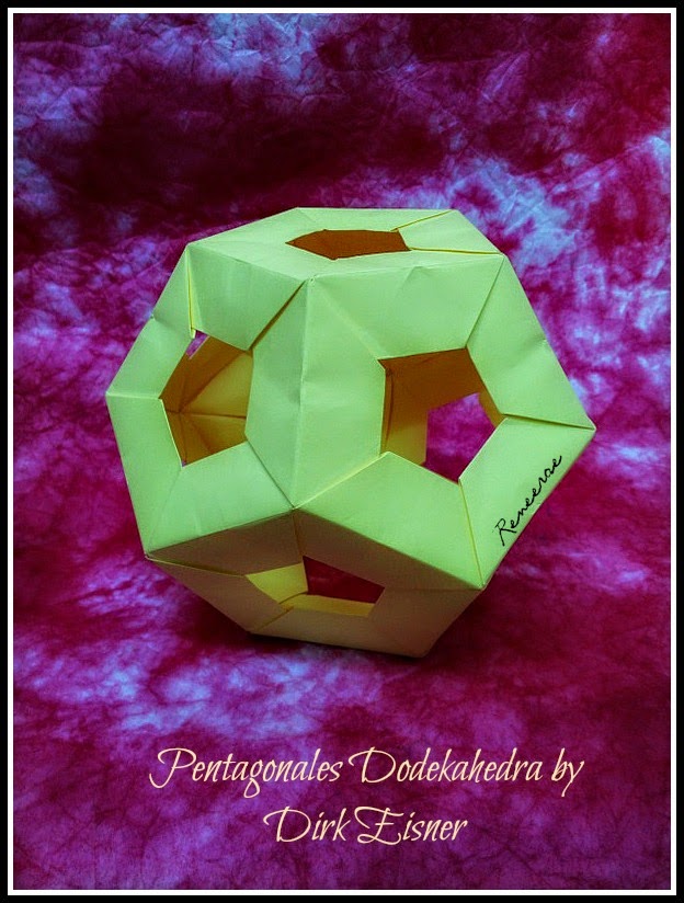 Life's Simple Pleasure: Origami Creations - Pentagonal Dodecahedron