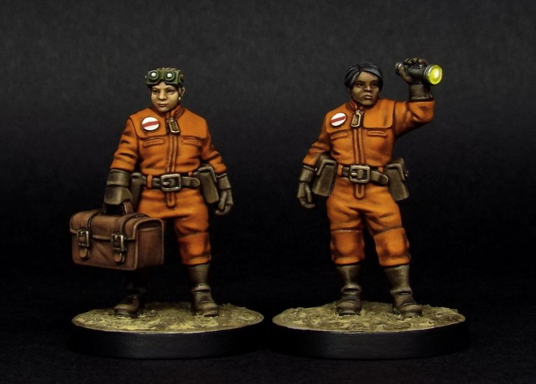 Wargame News and Terrain: Statuesque Miniatures: New Able Spacewomen ...