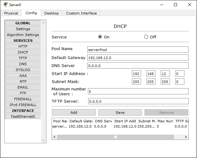TUTORIAL CARA MEMBUAT DHCP SERVER PADA PAKET CISCO TRACER