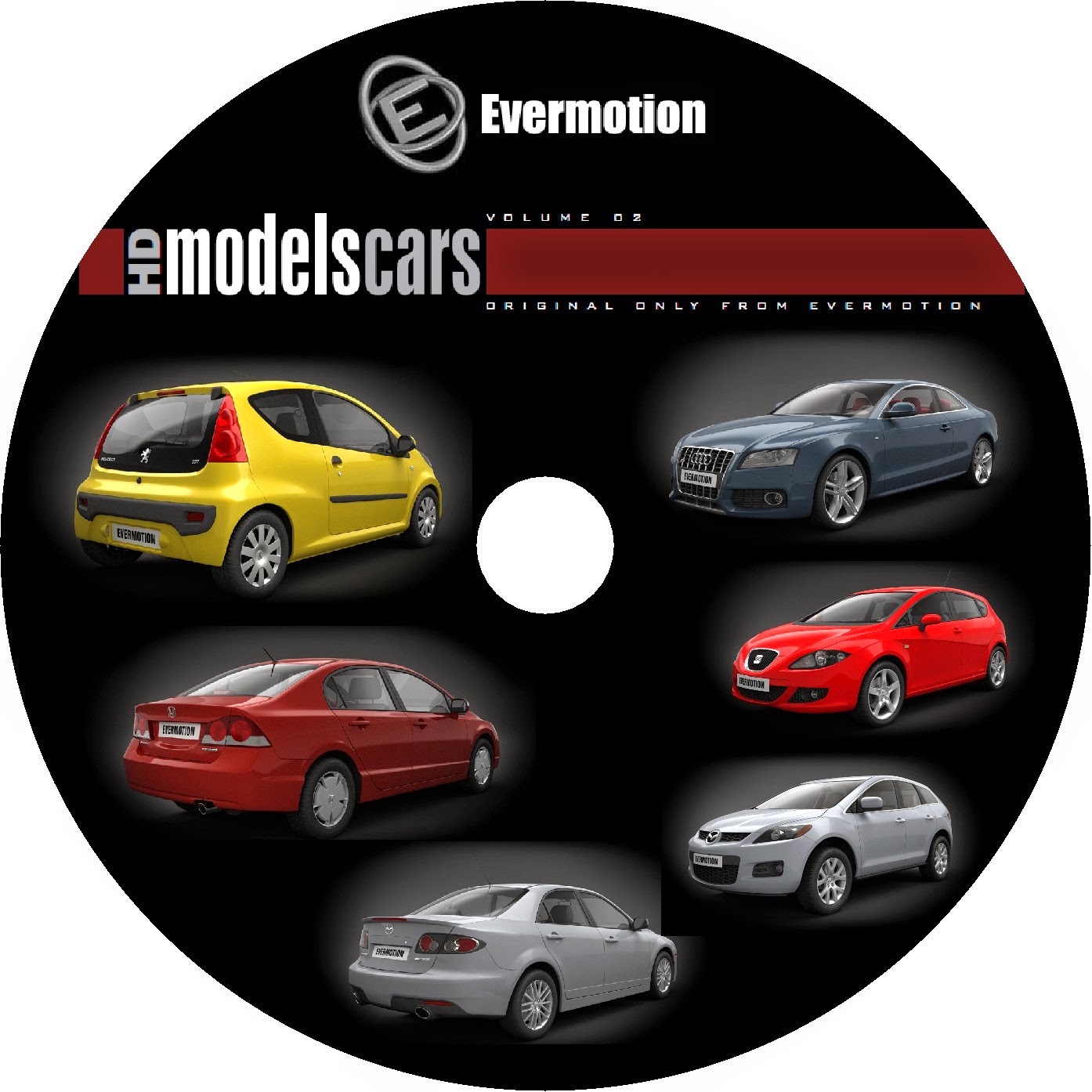 3D visualisations: 0033 Evermotion HD cars Vol.1 to 5 ( 3D Models)