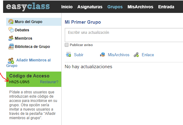 ¿Cómo crear un grupo o unirse a uno? - Tutorial EasyClass