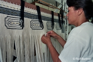 Evelyn Vanderhoop Weaving Artist: The Raven's Tail