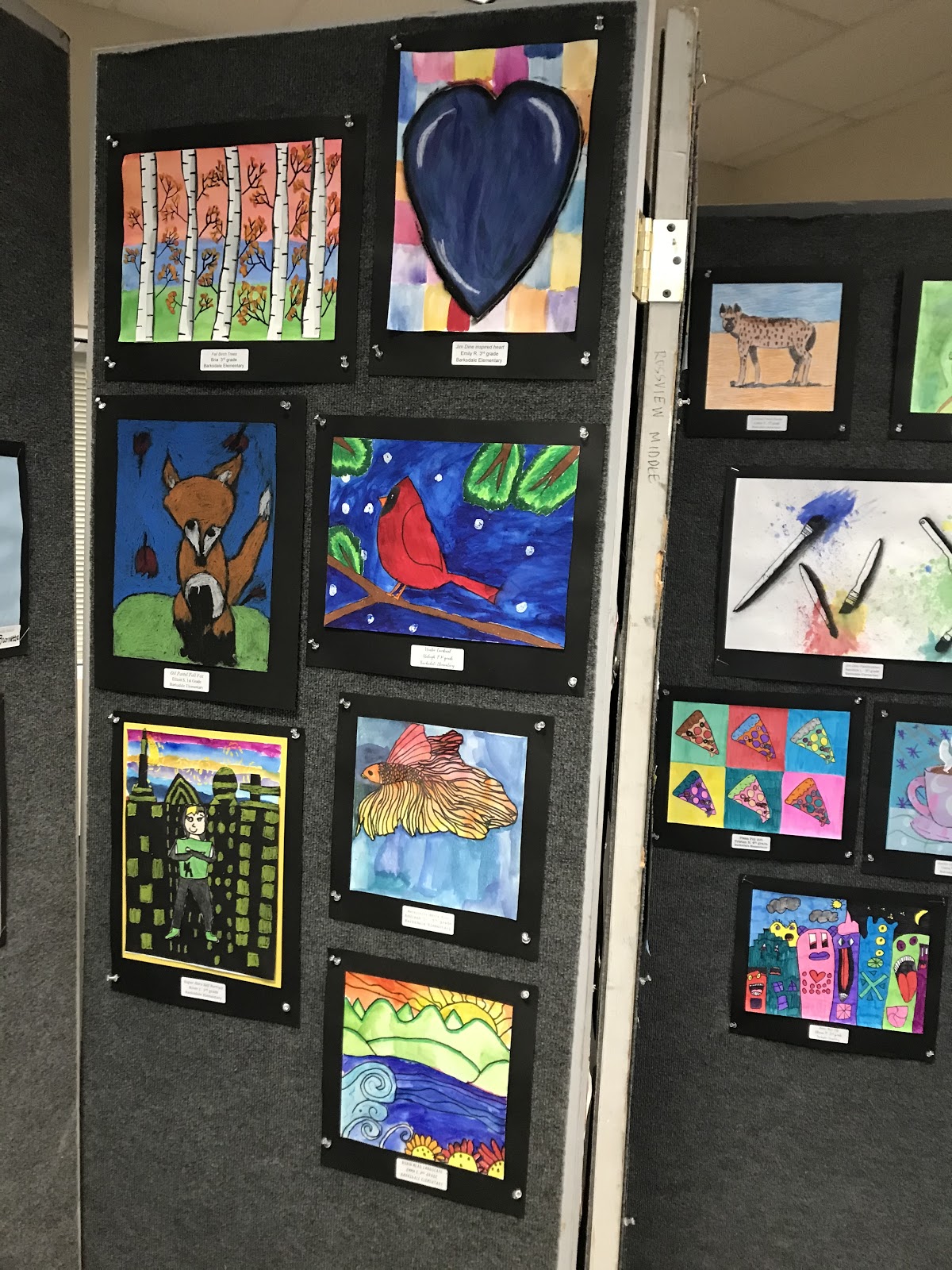 Elements of the Art Room: Youth Art Month YAM show 2020