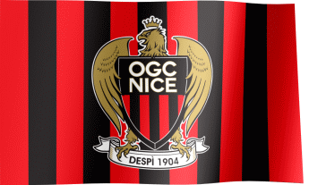 OGC Nice Fan Flag (GIF) - All Waving Flags