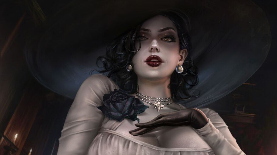 73083 Resident Evil Village Alcina Dimitrescu 4k Wallpaper Pc Desktop