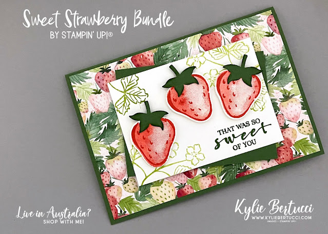NEW Sweet Strawberry Bundle with Berry Delightful Designer Series Paper ...