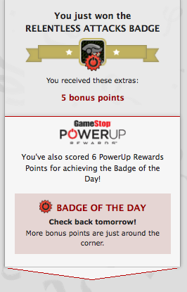 Video Game Screenshots: Kongregate Badge of the Day: Relentless Attacks