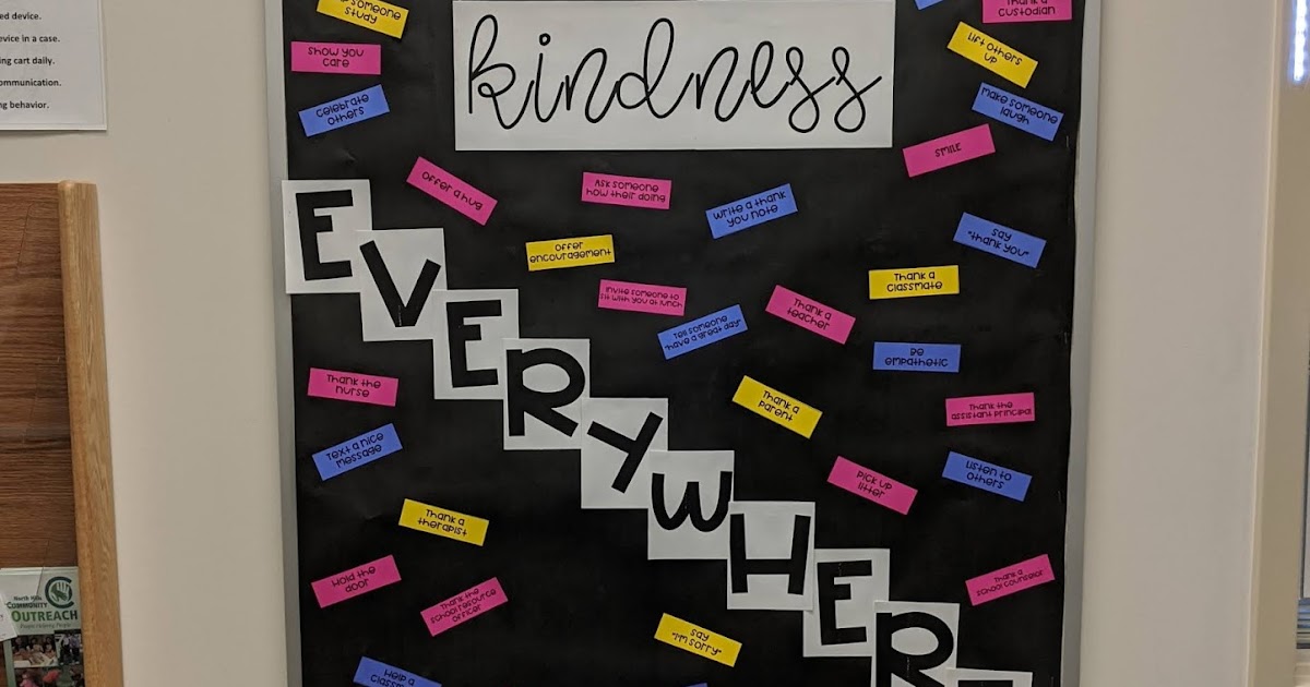 Sprinkle Kindness Everywhere Bulletin Board