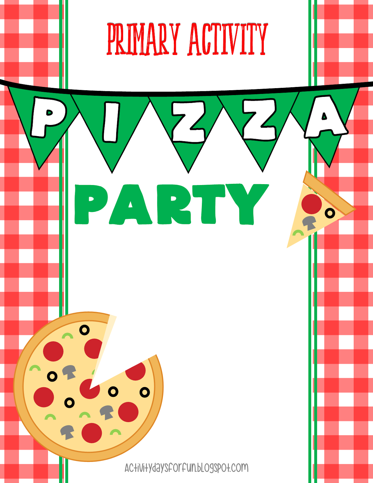 Primary Activity Ideas: PRIMARY ACTIVITY INVITATIONS that YOU Edit!